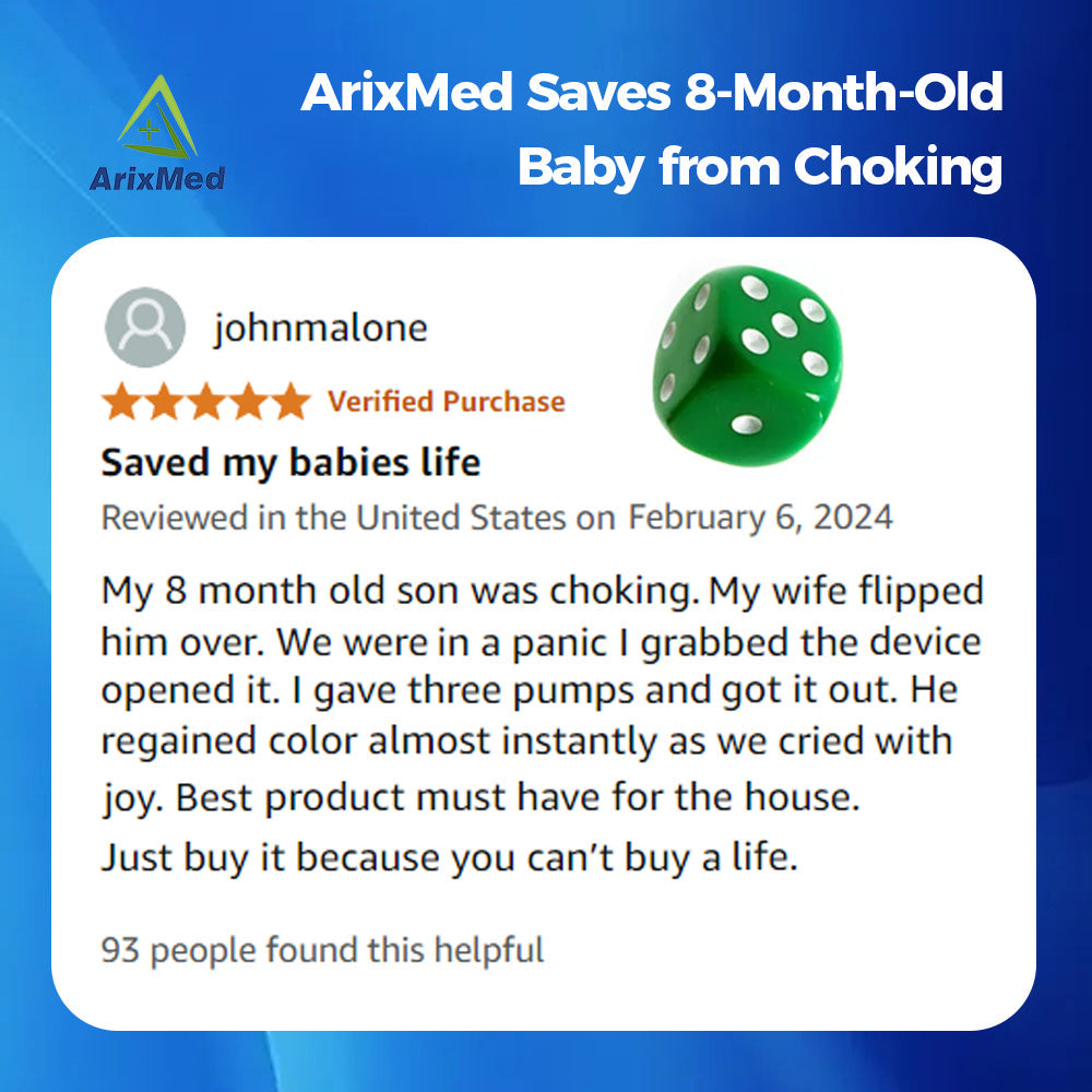 #7 ArixMed Saves 8-Month-oldBaby from choking – ARIX MED INC